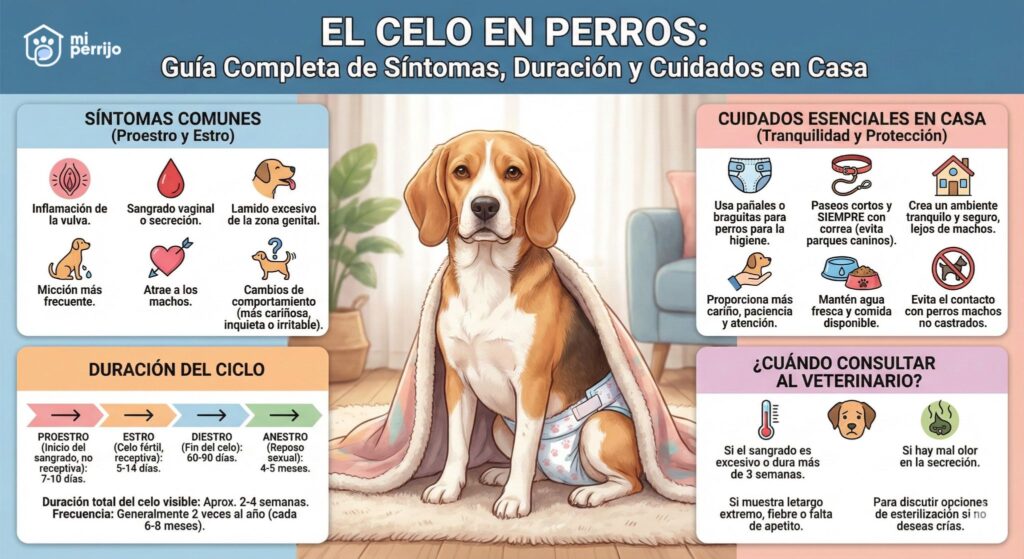 Celo en perros: qué es, cuánto dura y cómo cuidar a tu mascota — Mi Perrijo